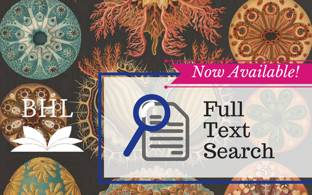 Biodiversity Heritage Library – Program news and collection highlights ...