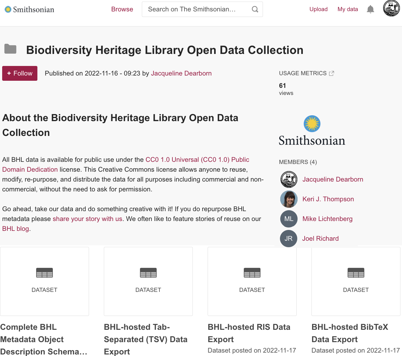 BHL Technical Development: Year in Review – Biodiversity Heritage Library